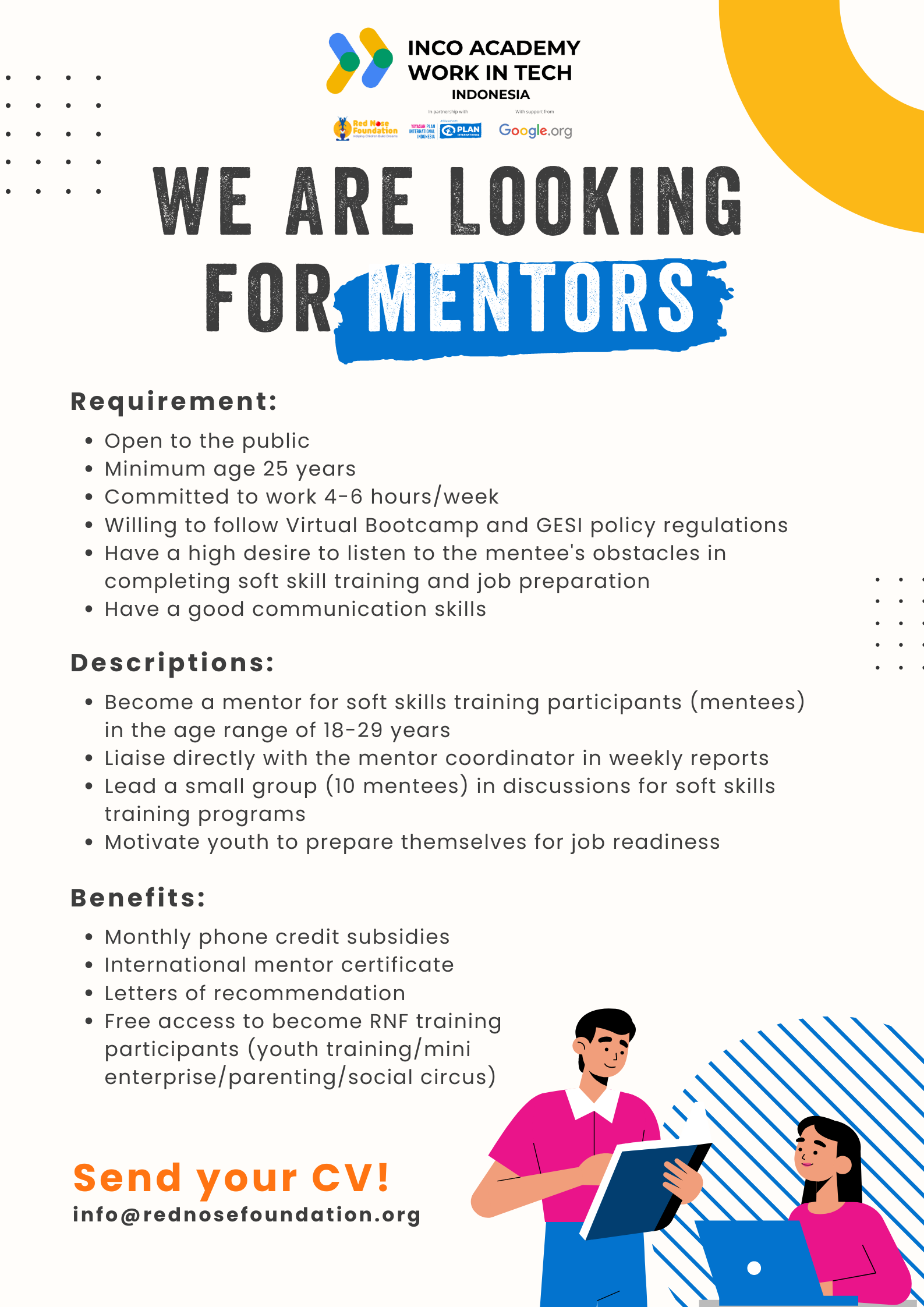 Indorelawan - OPEN RECRUITMENT FOR MENTOR (Batch 2)