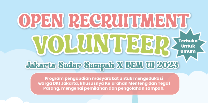 Indorelawan - Open Recruitment Volunteer JSS x BEM UI 2023