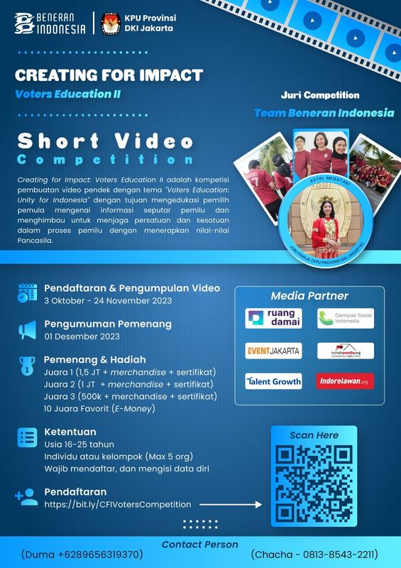 Indorelawan - Creating For Impact: Short Video Competition