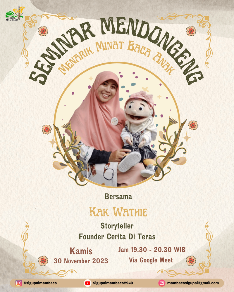 Indorelawan - Seminar Mendongeng