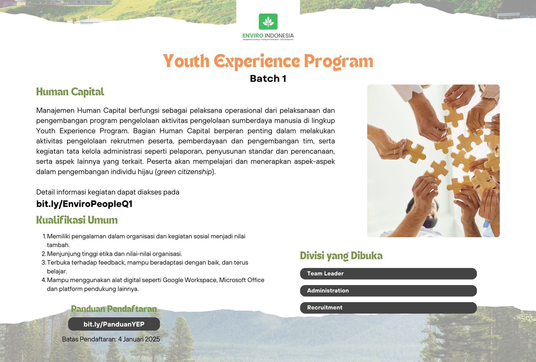 Indorelawan - Youth Experience Program Batch 1
